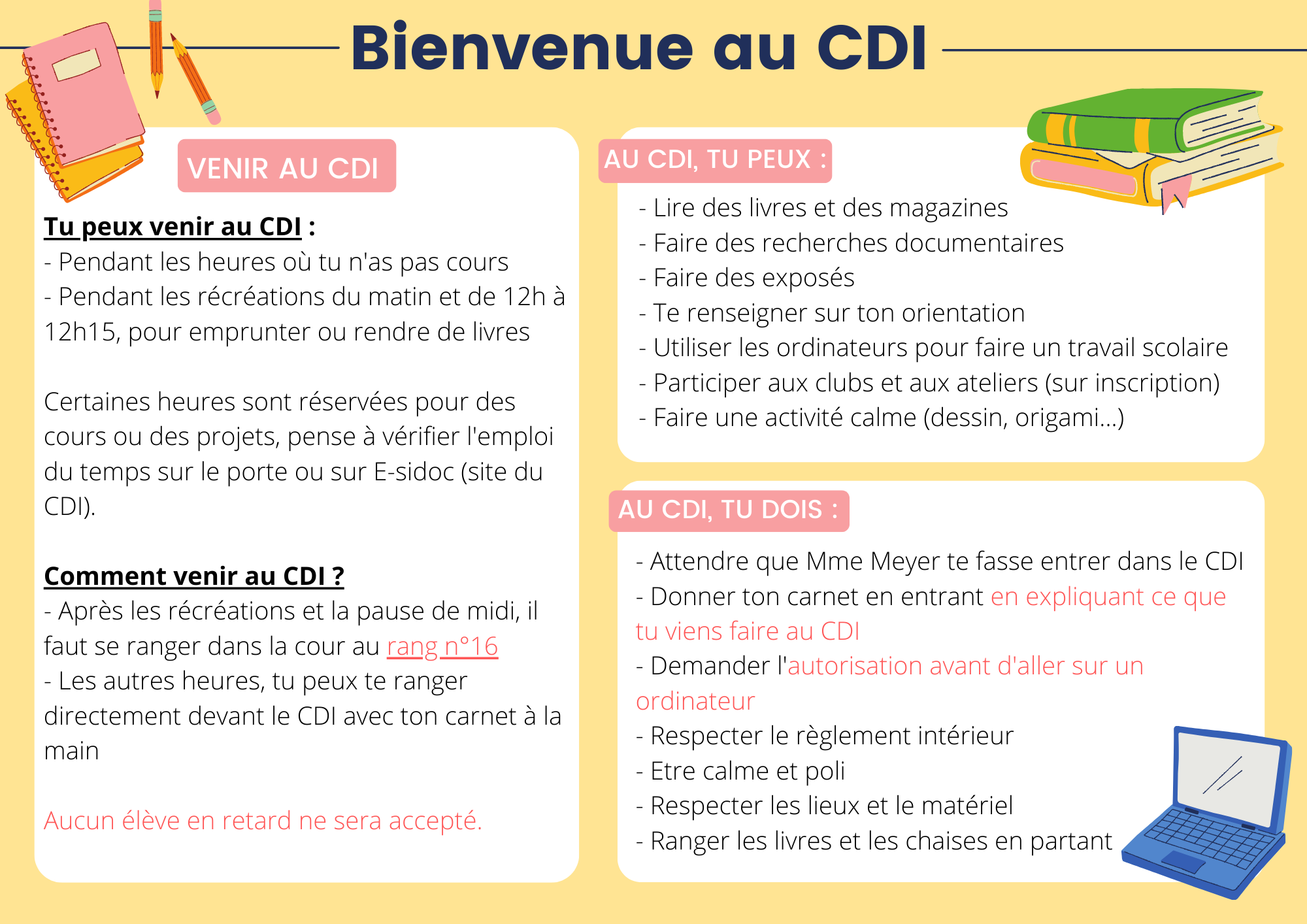 Présentation du CDI – Collège Gilbert Chabroux