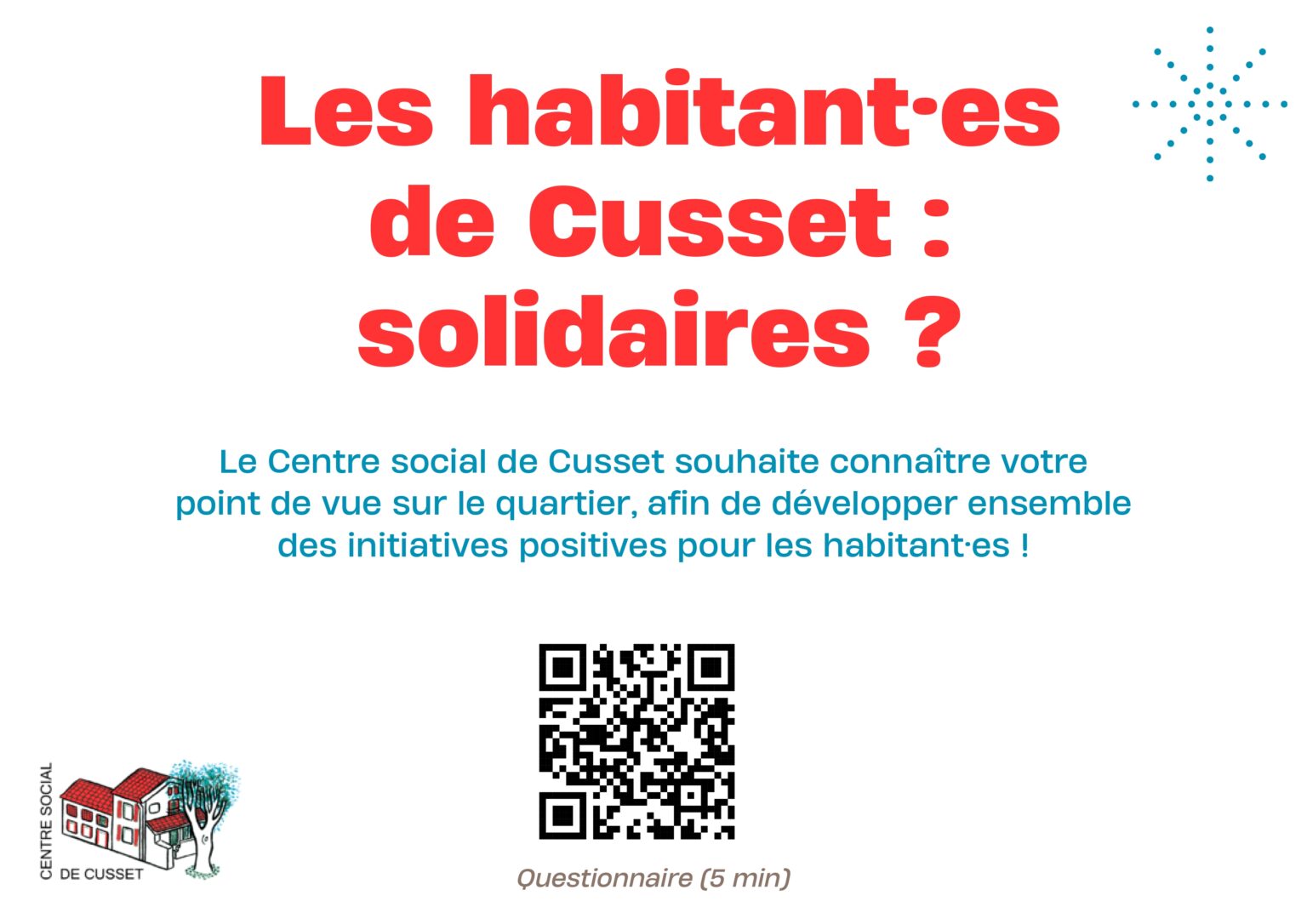 Enquête du centre social de Cusset ! – Collège Gilbert Chabroux